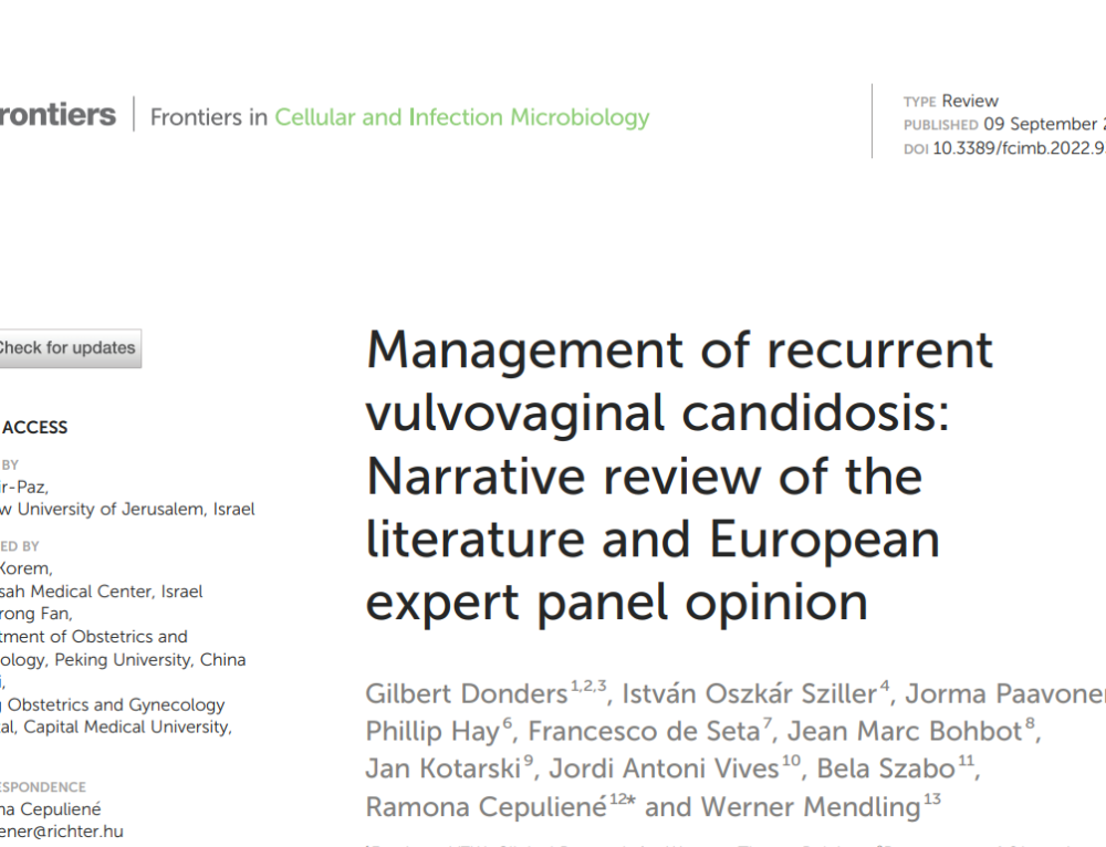 Management of recurrent vulvovaginal candidosis: Narrative review of ...